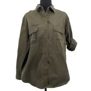 Lauren Ralph Lauren | Tops | Vtg Lauren Ralph Lauren Safari Field Shirt ...